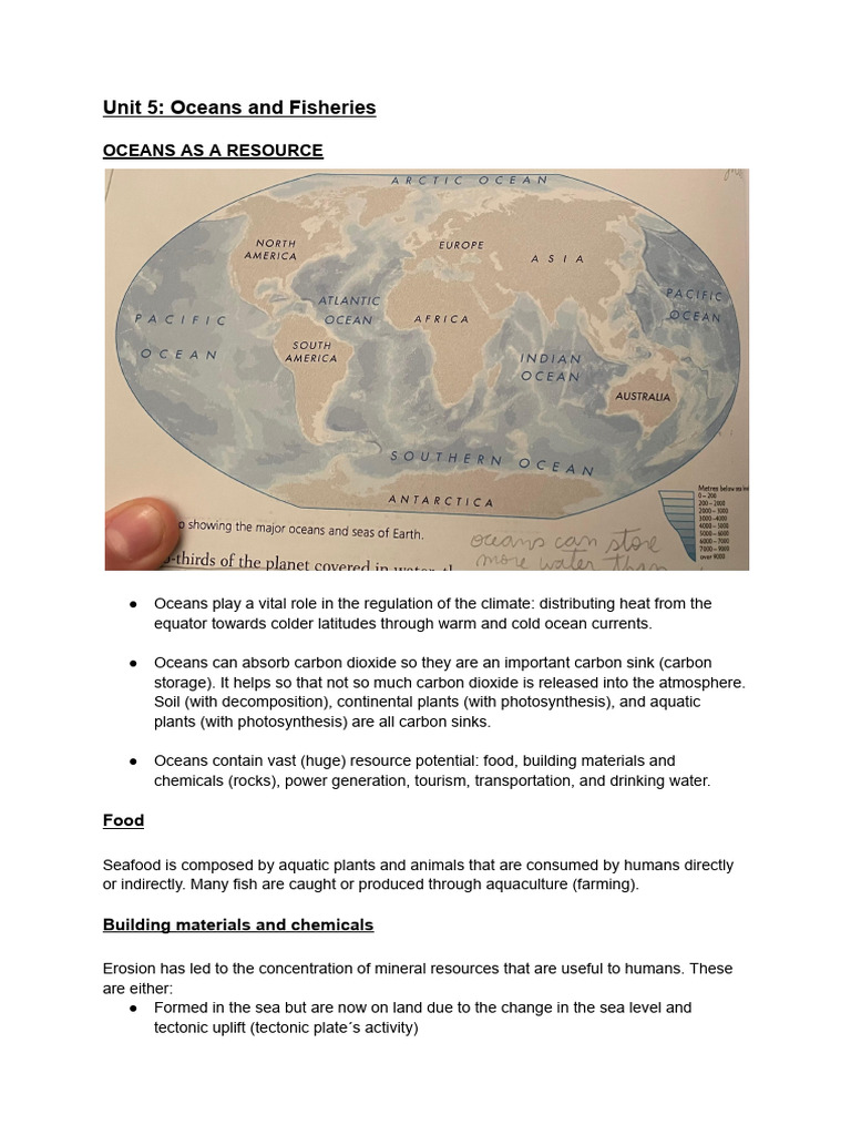 Oceans and Fisheries: Resources and Management | PDF | Oceans | Sea