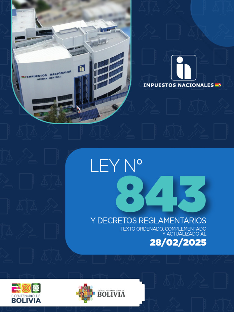 1.-LEY N° 843-02-25 | PDF | Planificación | Gobierno