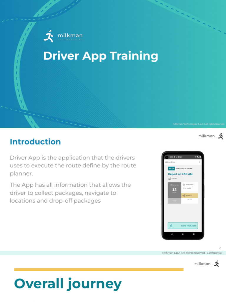 Driver App Training Guide for Milkman | PDF | Computing