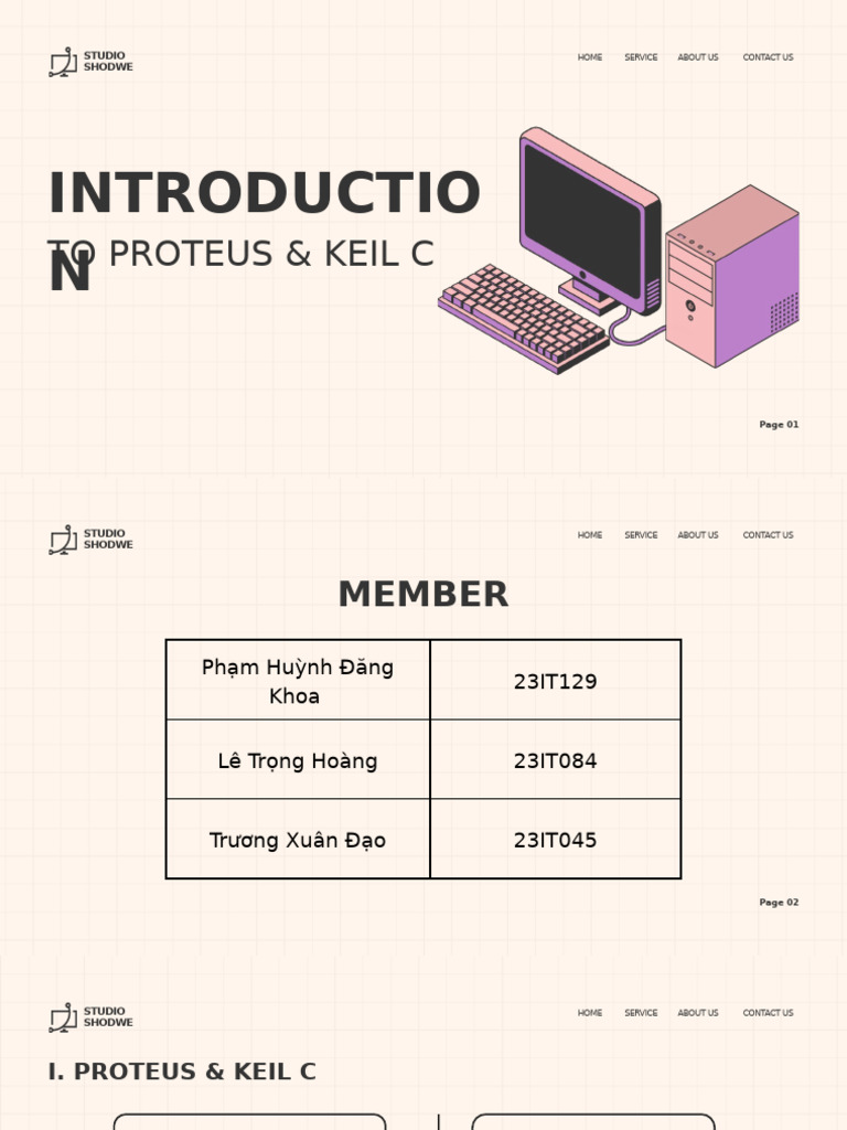 Group DHK - Introduction To Proteus & Keil C | PDF | Arithmetic | Computer Engineering