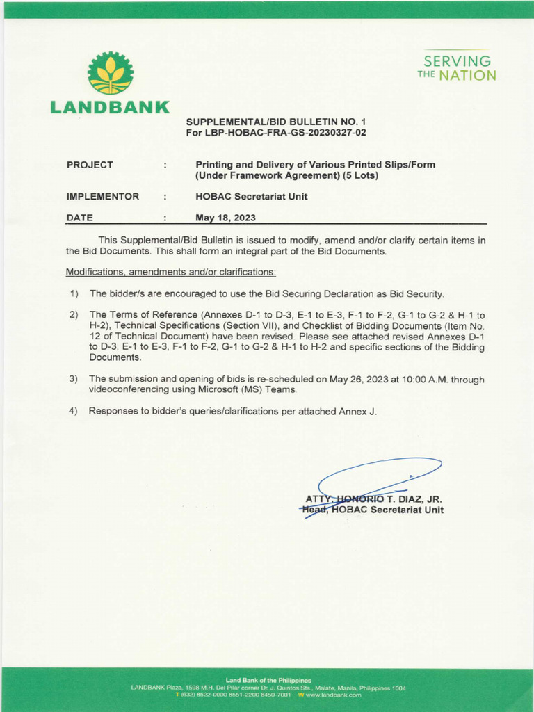 1684402172_BB 1 Printing of Various Printed Forms (FRA 0327-02) | PDF