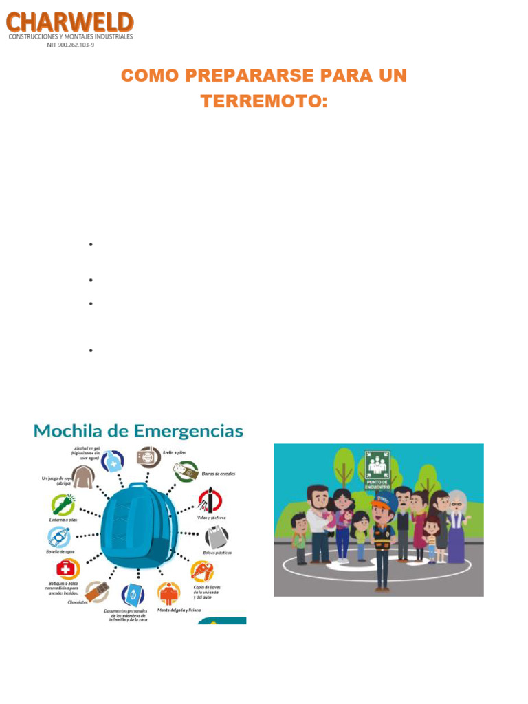 Guía de Preparación para Terremotos | PDF | Temblores