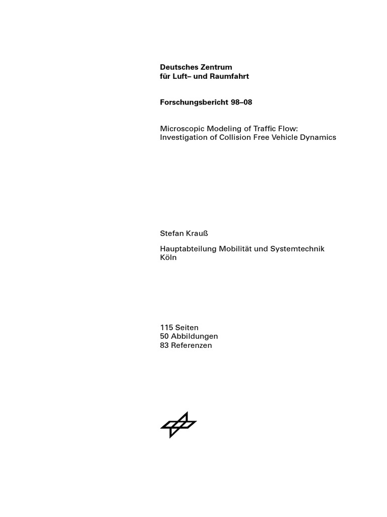 Microscopic Modeling of Traffic Flow - Investigation of Collision Free ...