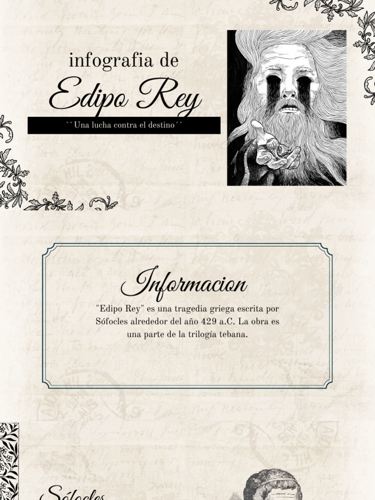 INFOGRAFIA Edipo Rey | PDF