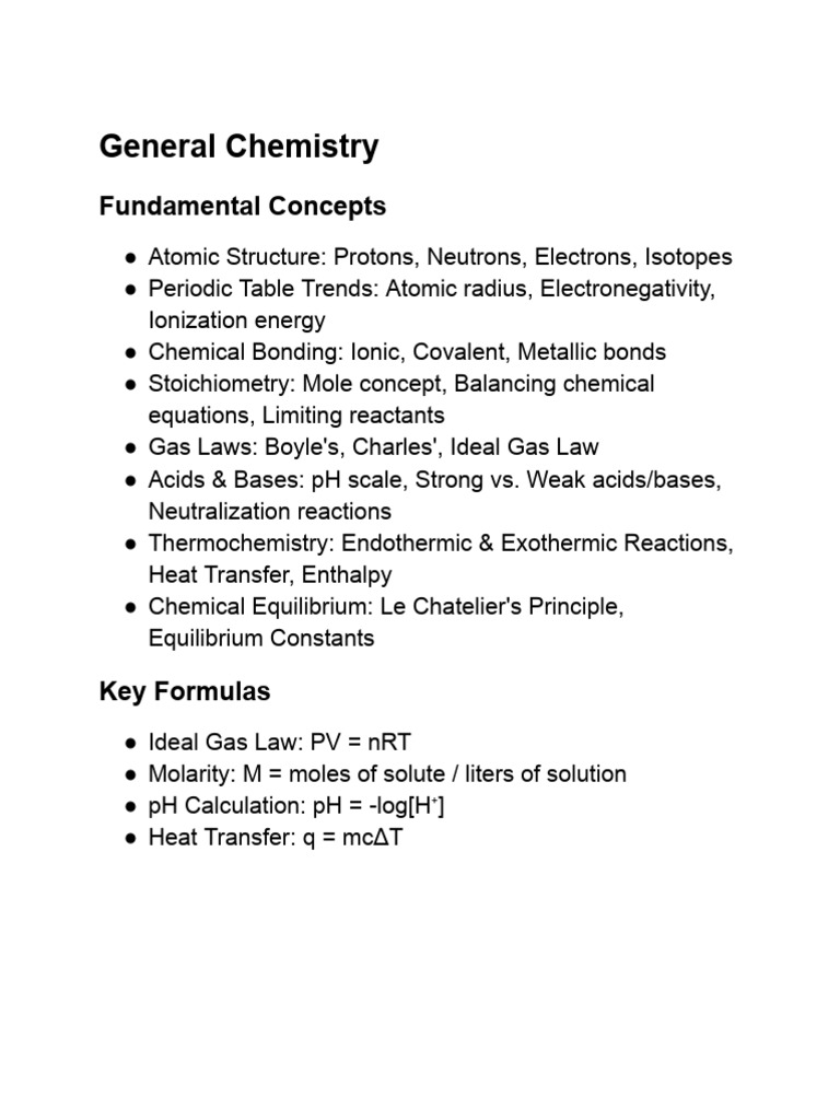 Genchem Reviewer | PDF