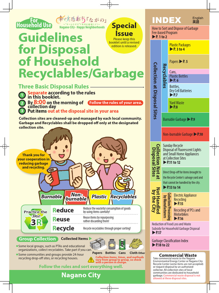Garbage Sorting and Disposal Guide | PDF | Municipal Solid Waste ...