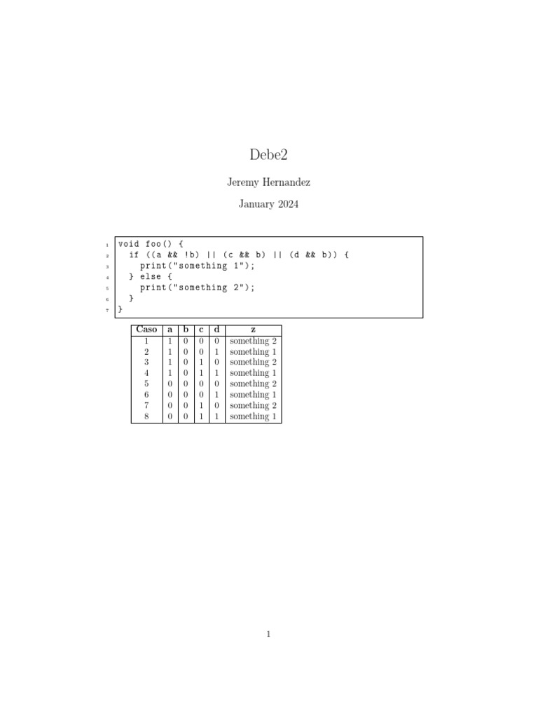 Conditional Logic in Code Examples | PDF