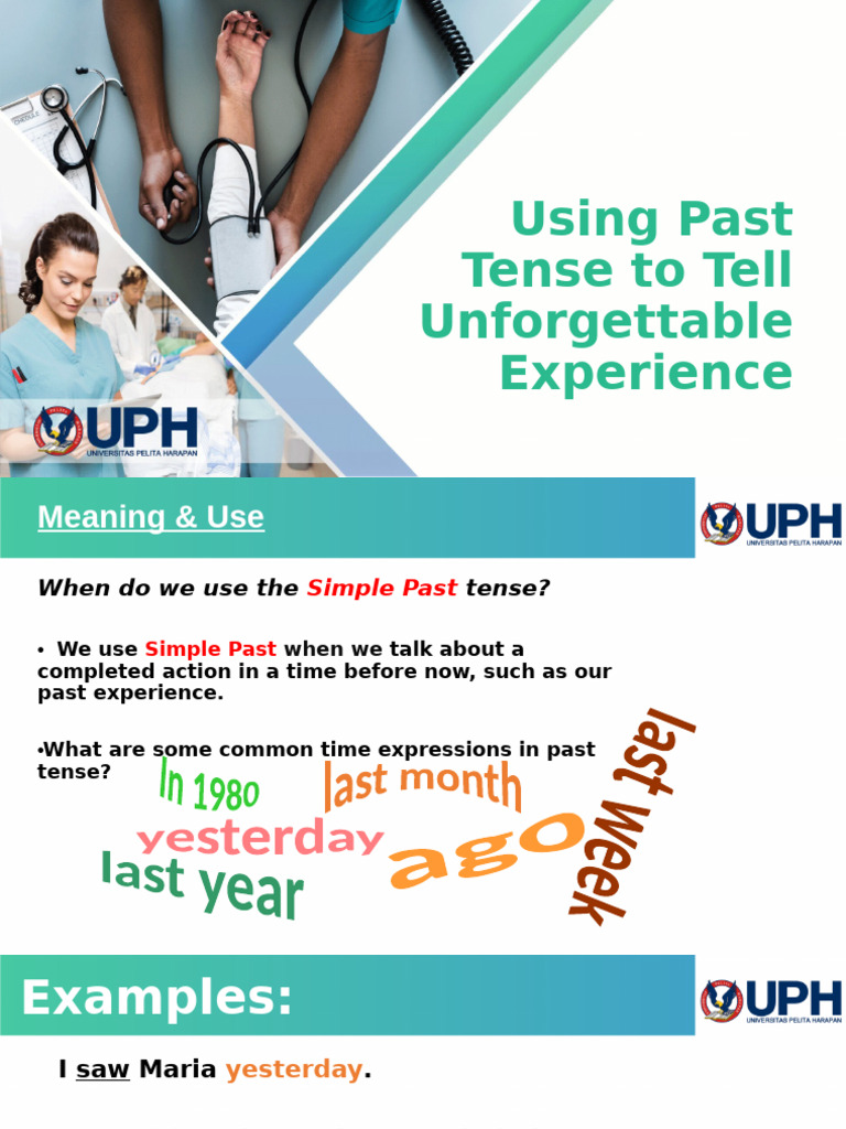 Meeting 14 - Using Past Tense To Tell Past Experience | PDF | Verb ...