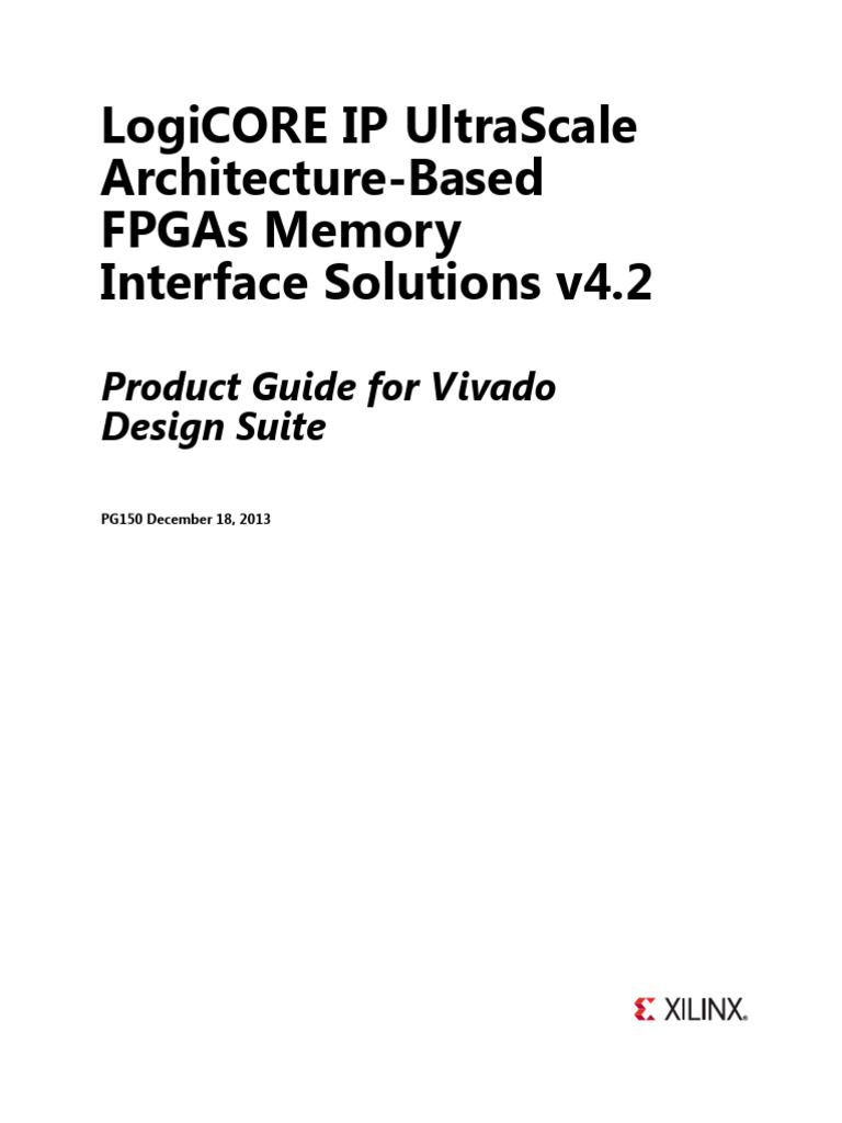 DDR4 Memory Controller IP - Xilinx | PDF | Field Programmable Gate Array | Computer Architecture