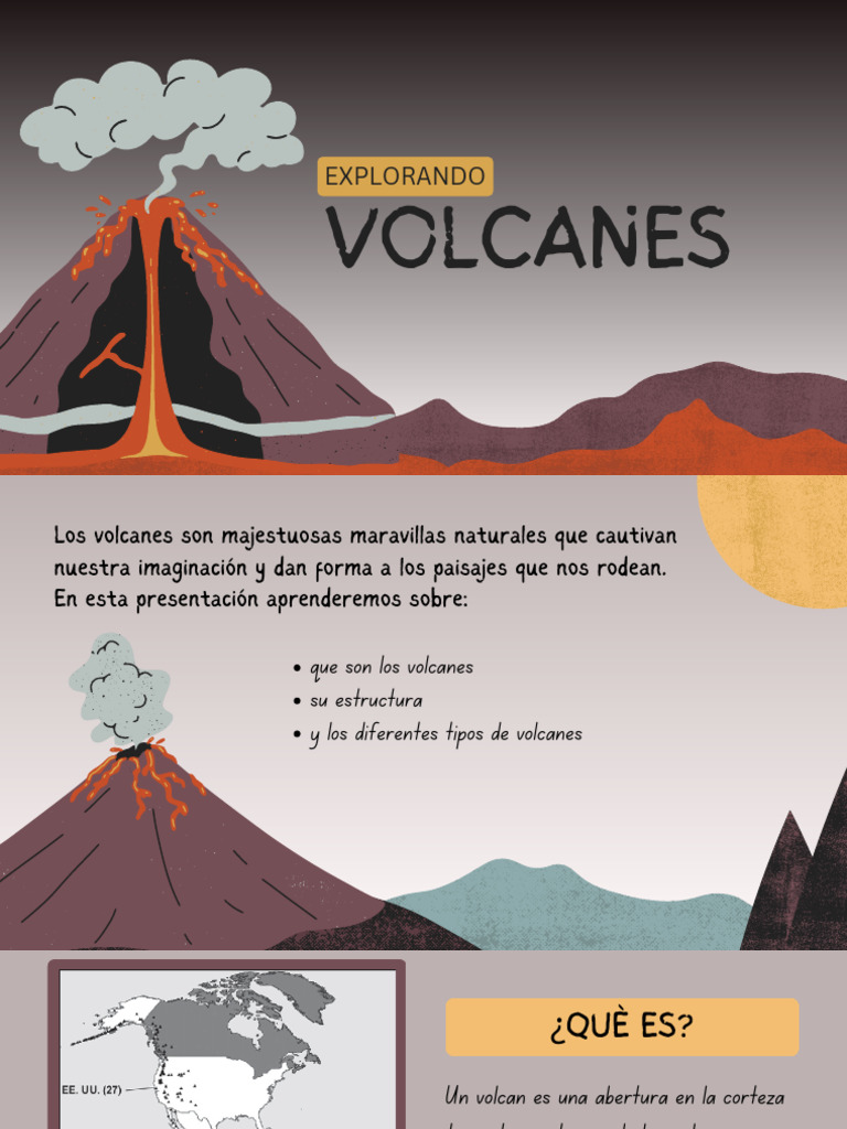 Tipos y Estructura de Volcanes | PDF | Volcán | Tipos de erupciones ...