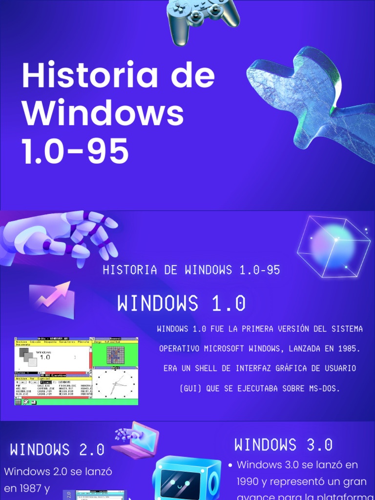 Presentación - Historia de Versiones Windows / ITIC | PDF