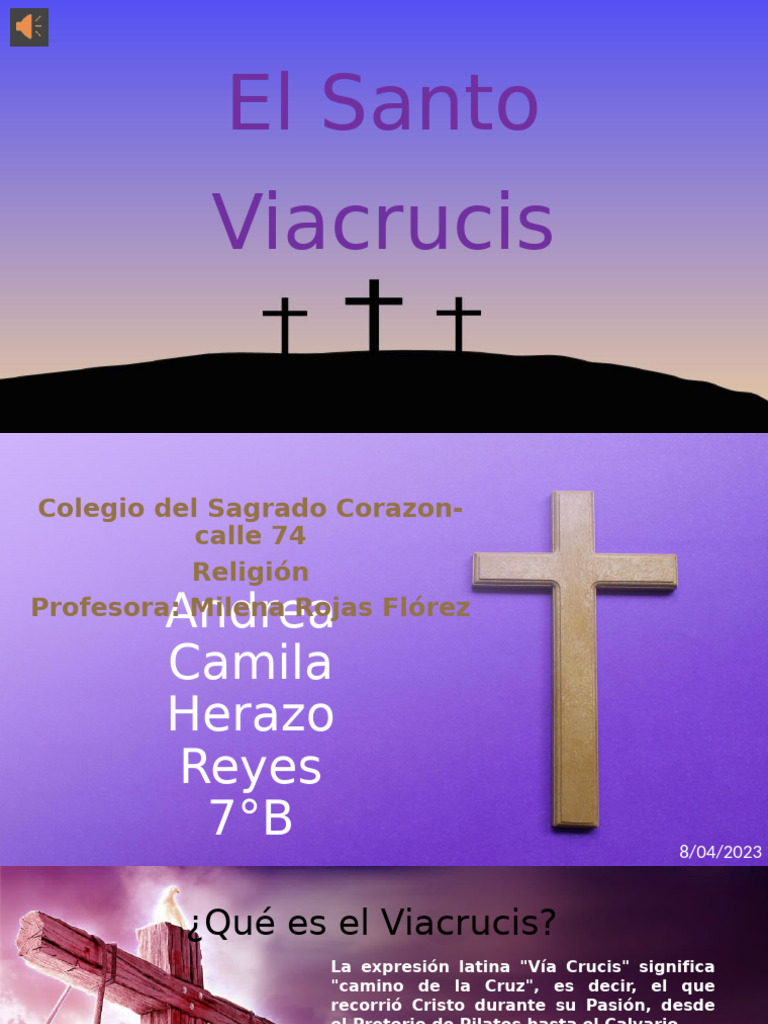 Las 14 Estaciones Del Santo Viacrucis | PDF | Estaciones de la Cruz | Jesús