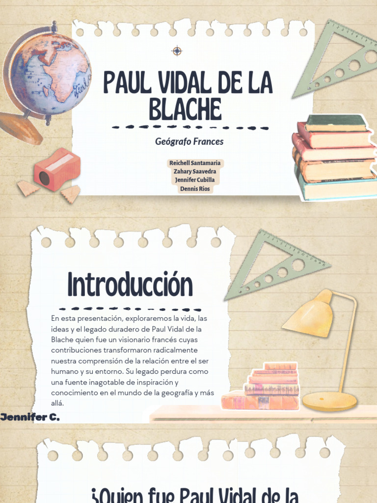 Legado de Paul Vidal de la Blache | PDF | Educación en artes liberales ...