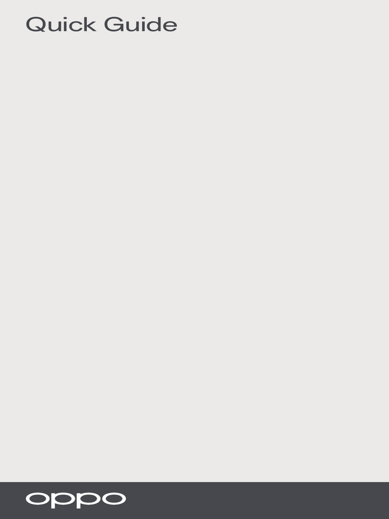 Oppo Reno13 5g 入门指南 多国 | PDF