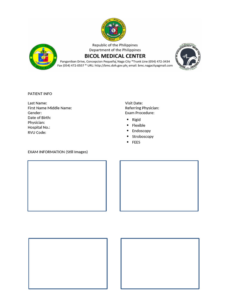 BMC Exam Fees and Patient Info | PDF