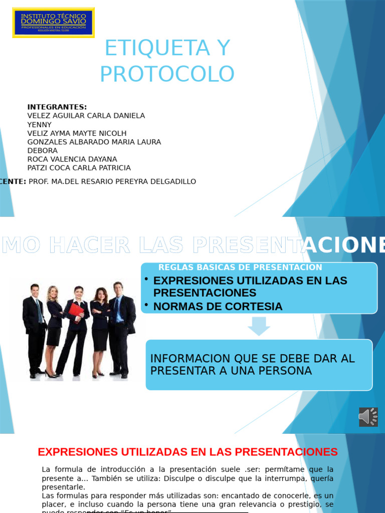 Etiqueta y Protocolo Empresarial 1 | PDF | Ropa | Etiqueta