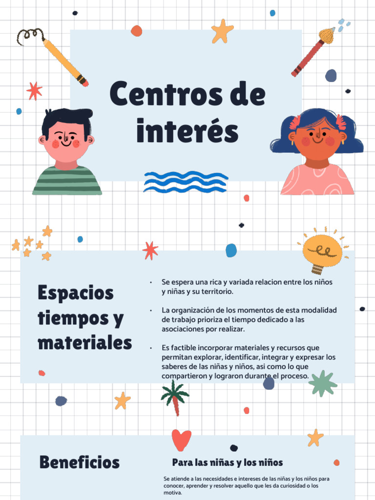 Centros de Interés en Educación Infantil | PDF