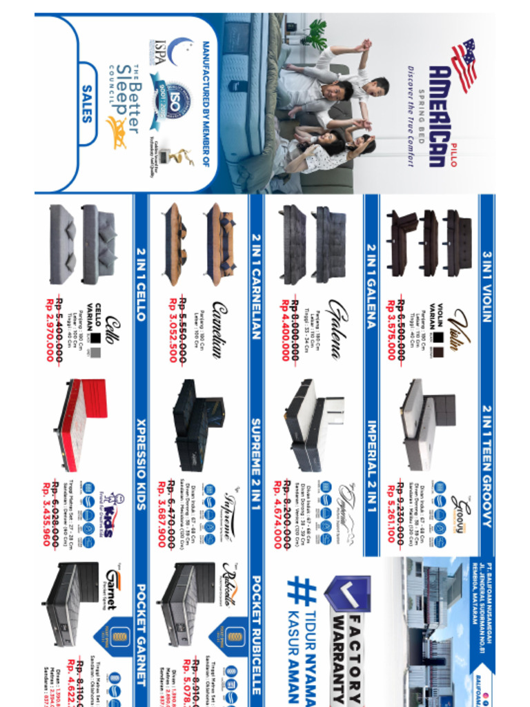 Brosur American Pillo | PDF