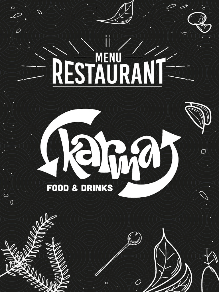 Menú del Restaurante Karma | PDF | ensalada | Alimentos