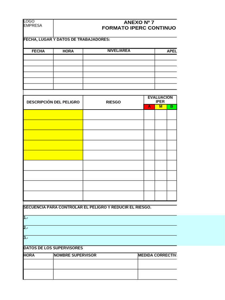 Formato IPER Contínuo | PDF