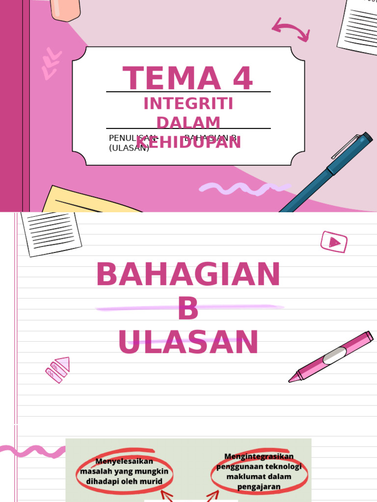 Tema 4_Ulasan_Peranan Guru yang Berintegriti | PDF
