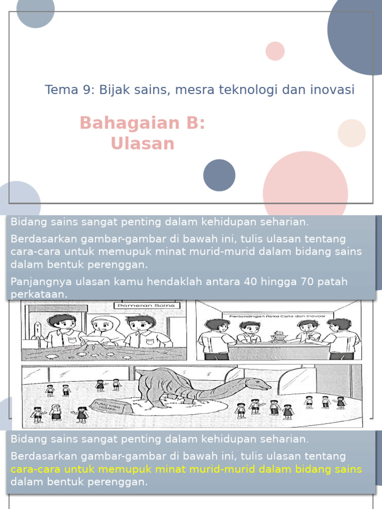 Tema 8_Ulasan_Cara- memupuk minat dalam sains. | PDF