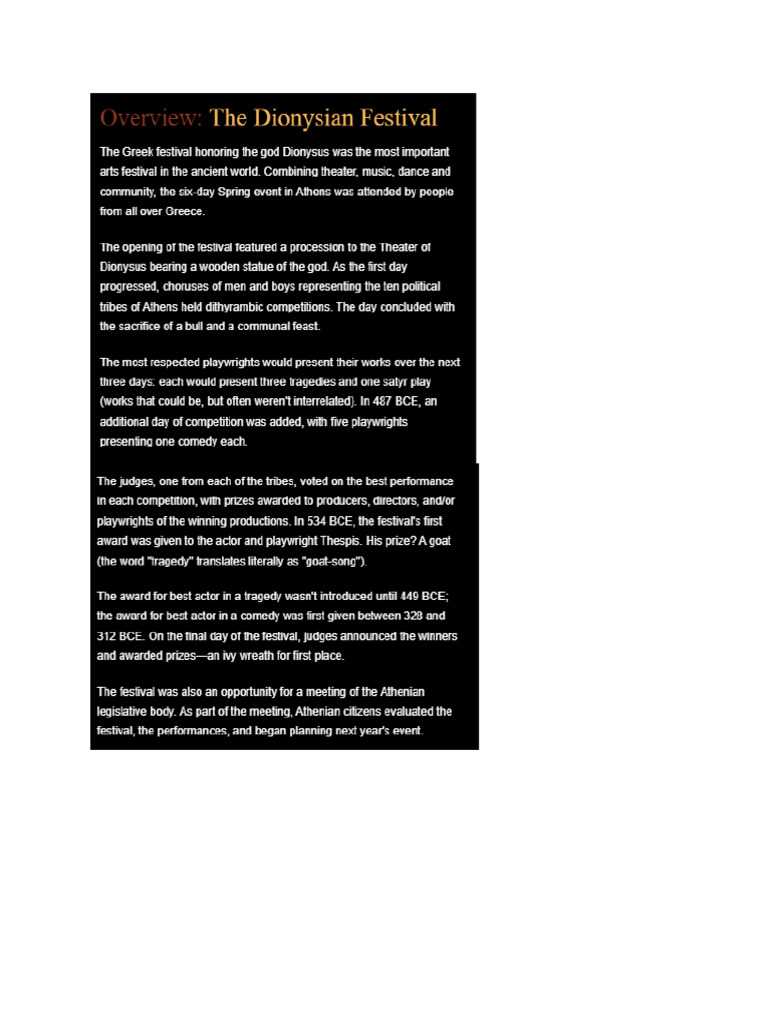 Drama - Greek Prologue | PDF