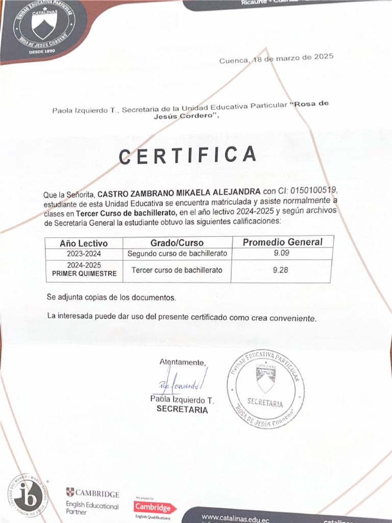 Certifica Do | PDF