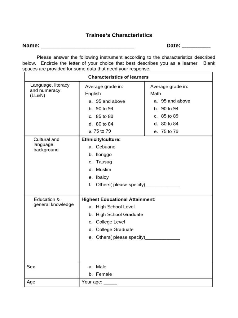Data Gathering Instruments | PDF | Cakes | Desserts