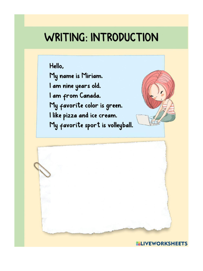introduction para 4 grado | PDF