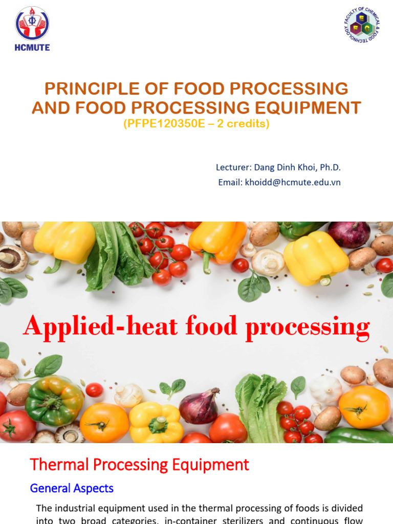 Chapter 4. Thermal Food Processing - Part 1 | PDF