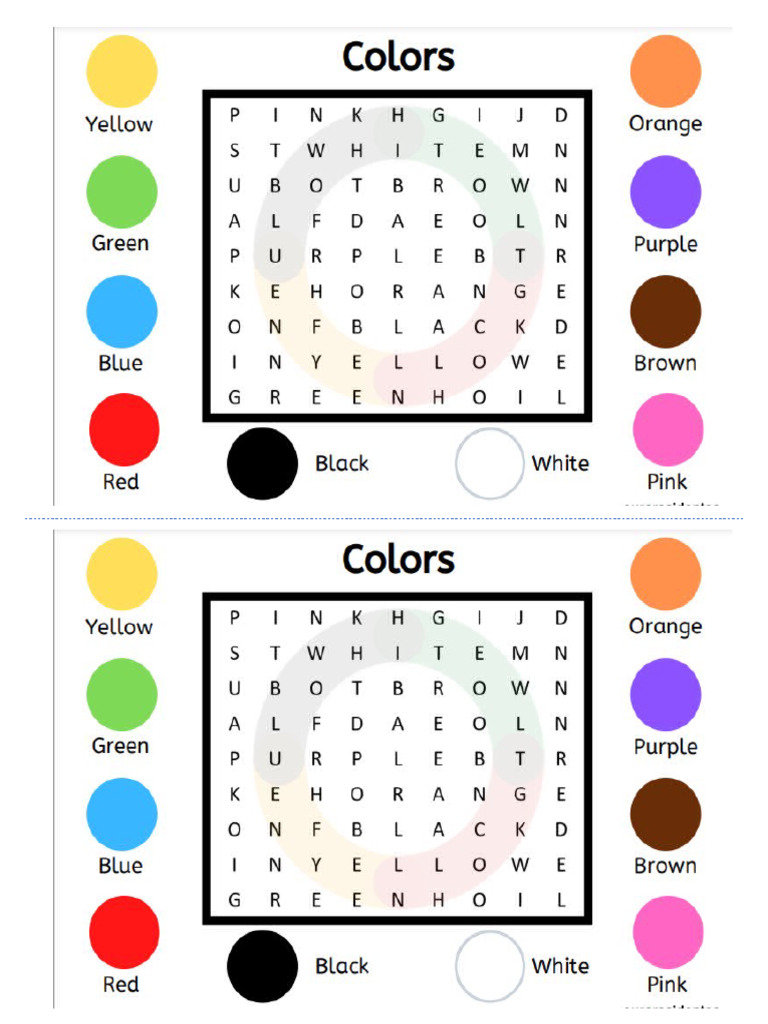 The Colors - Inglés | PDF