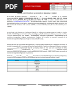 2.1 Formato de Acta de Instalaci N Del Grupo Comisi N o Comit | PDF