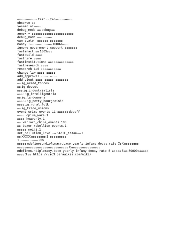 Vic 3 | PDF