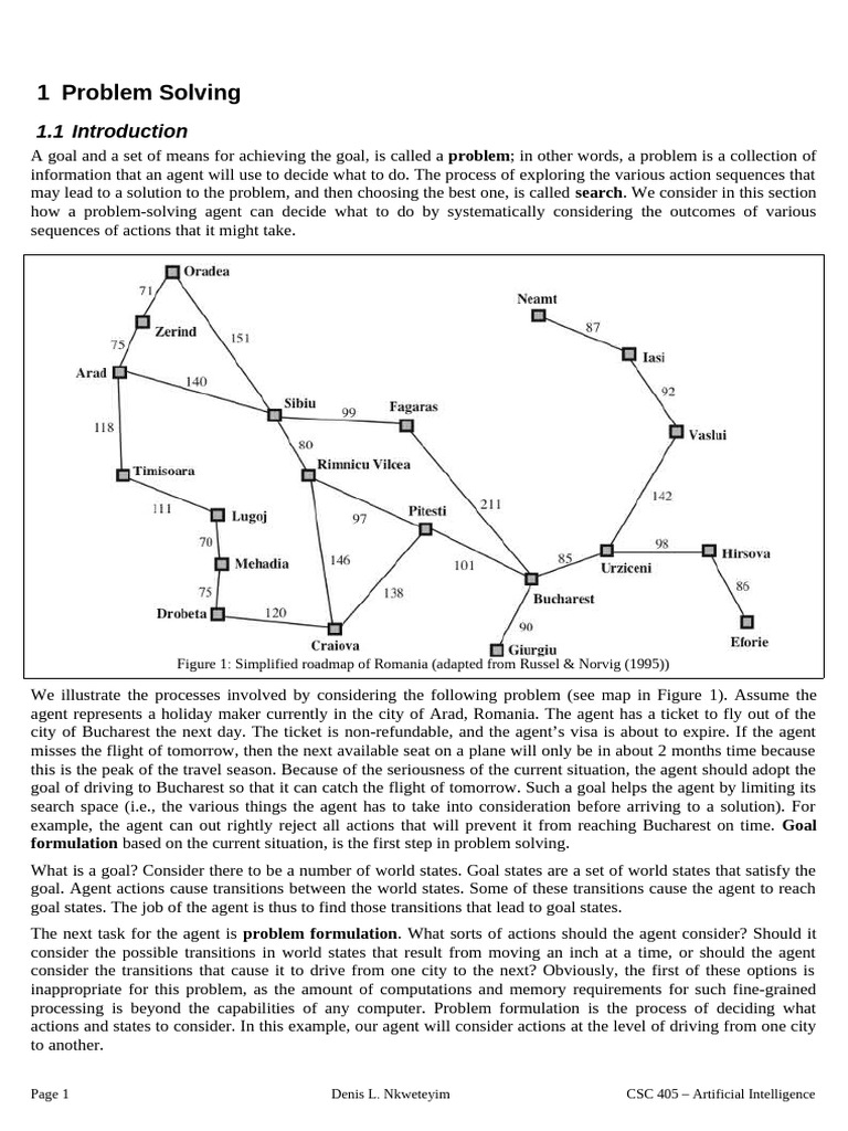 Problem Solving in AI: Techniques Explained | PDF | Algorithms ...