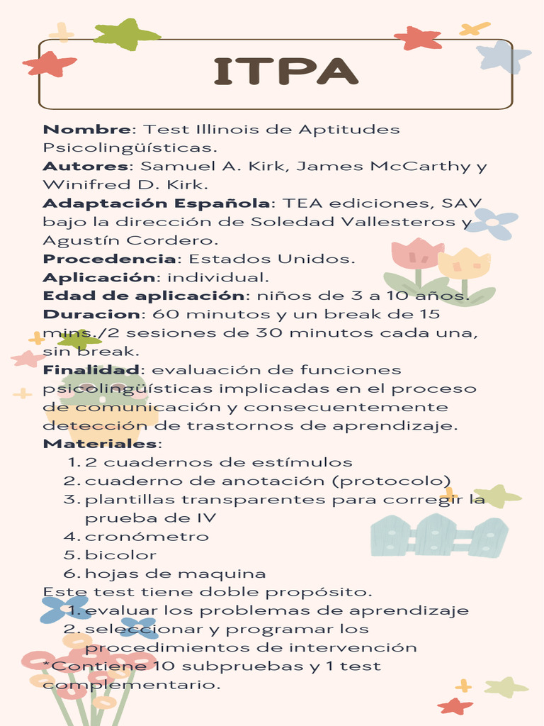 Ficha Tecnica Itpa PDF | PDF