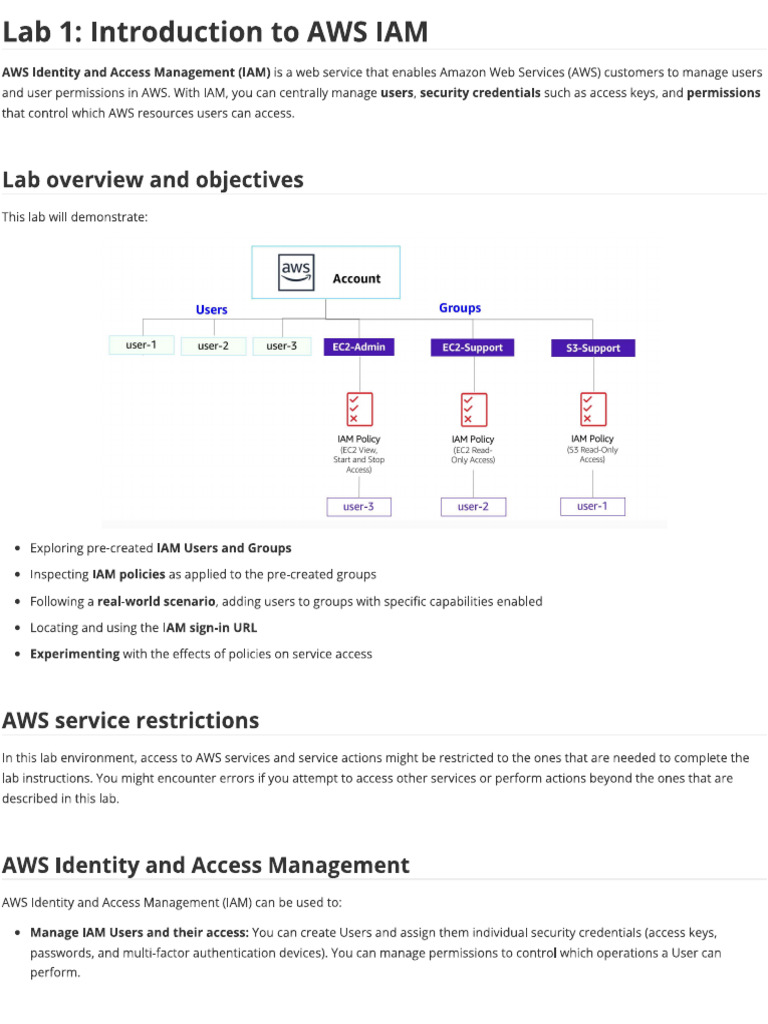 Lab1-IAM | PDF