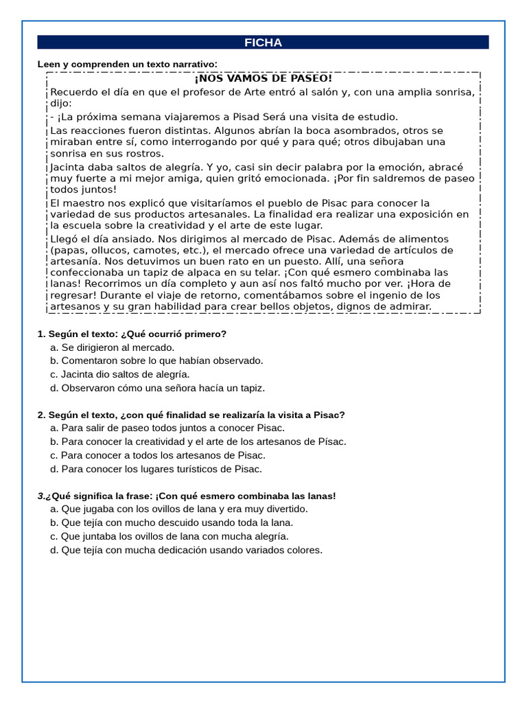 Significado de "con qué esmero" | PDF