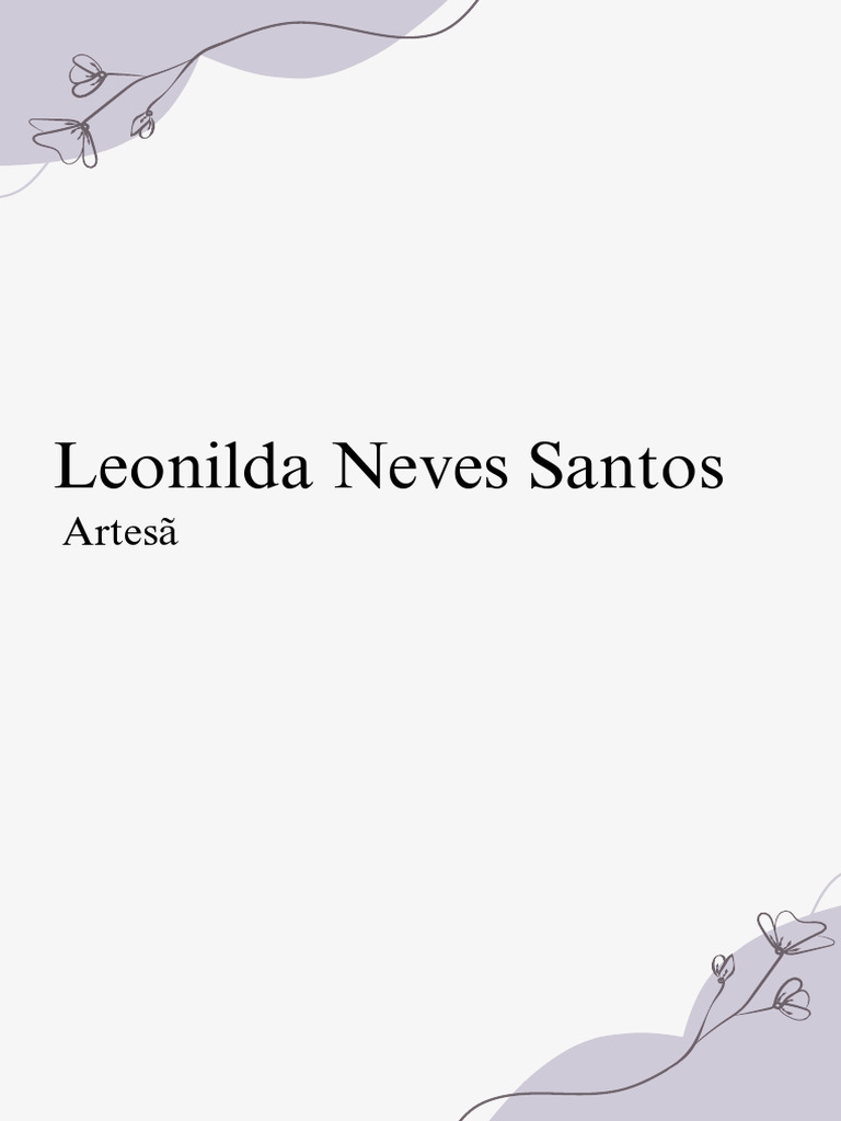 Portfólio Leonilda | PDF