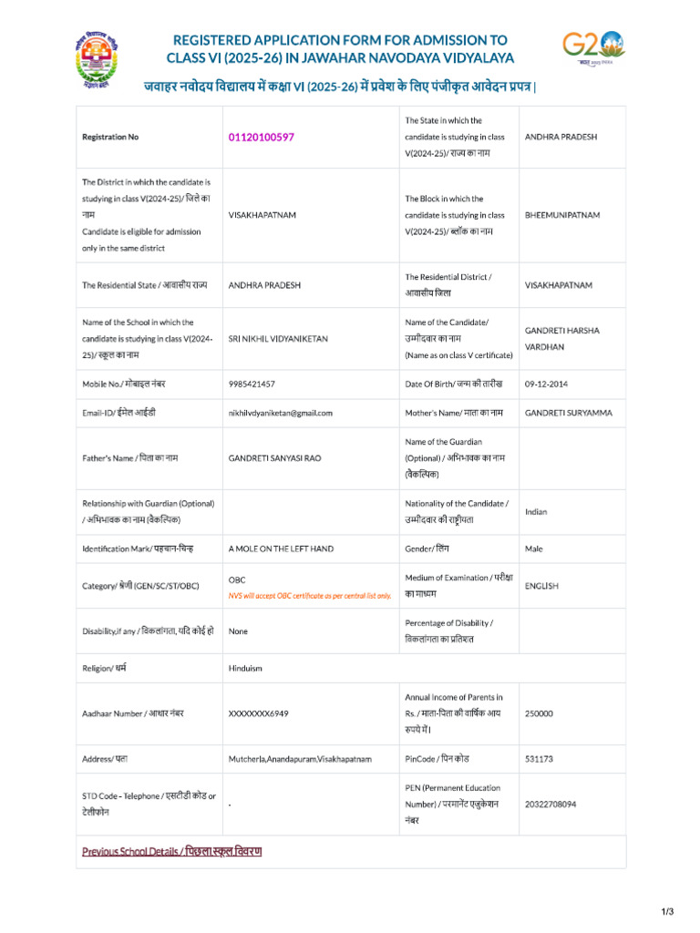 Gandreti Harsha Vardhan | PDF