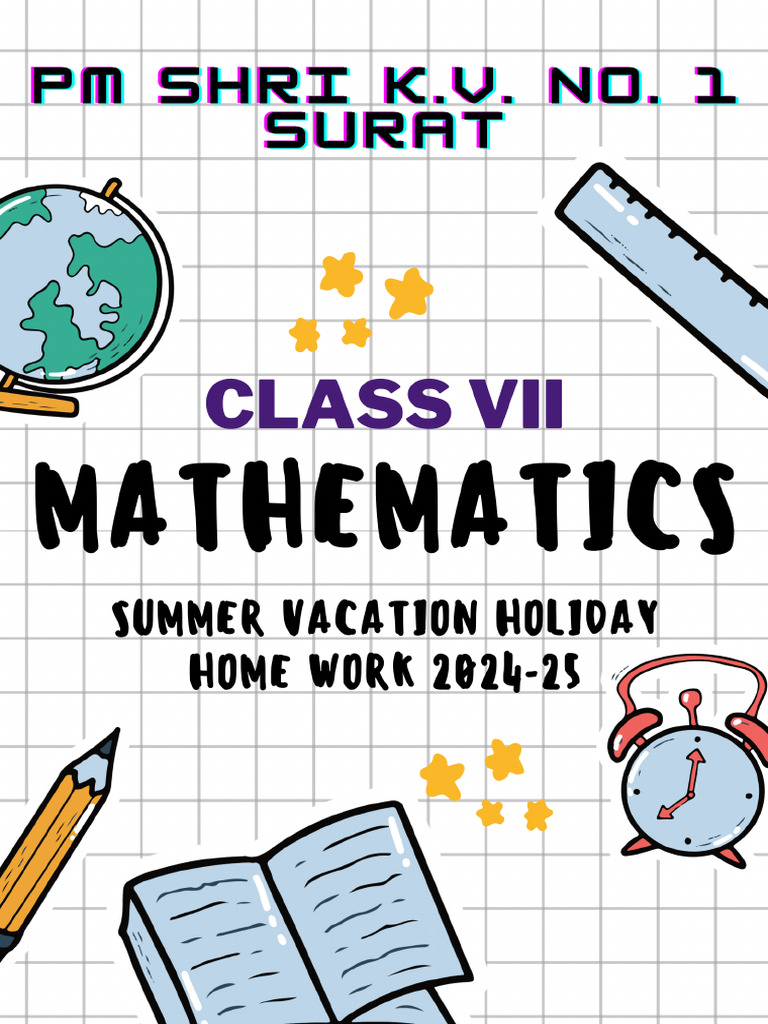 Class VII Summer HHW 2024-25 | PDF