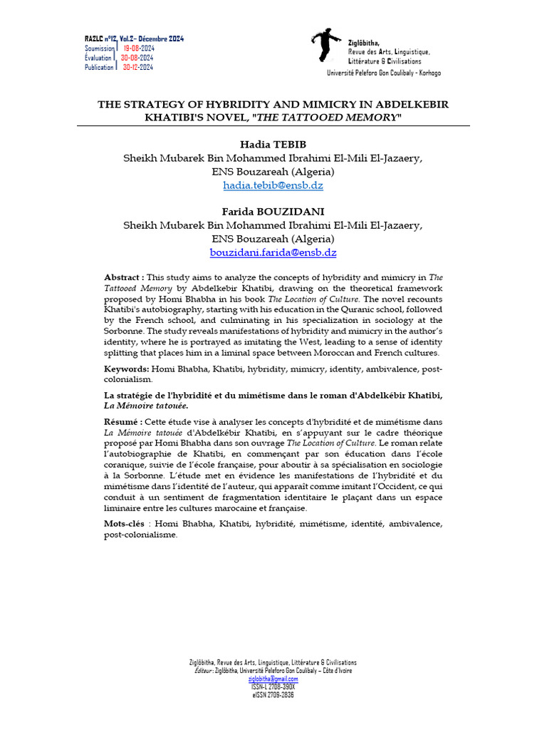 22 Art. Tebib Hadia pp.329 340 | PDF | Translations