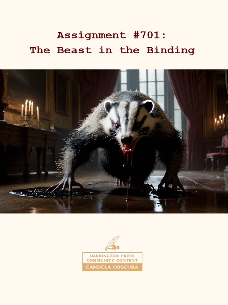 Candela Obscura Assignment - in The Binding | PDF