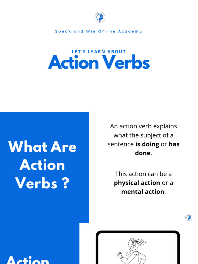 Understanding Action Verbs Explained | PDF