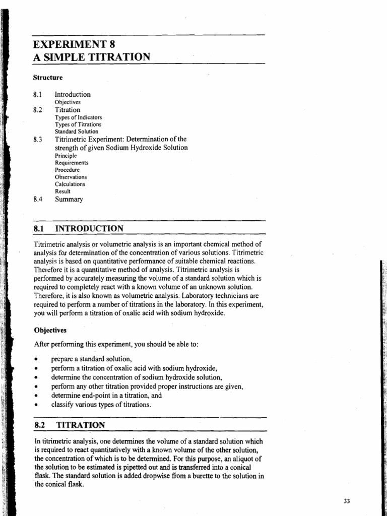 Exp-1 | PDF | Titration | Chemistry