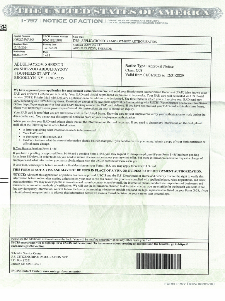 Sherzod Abdulfayzov, Approval | PDF