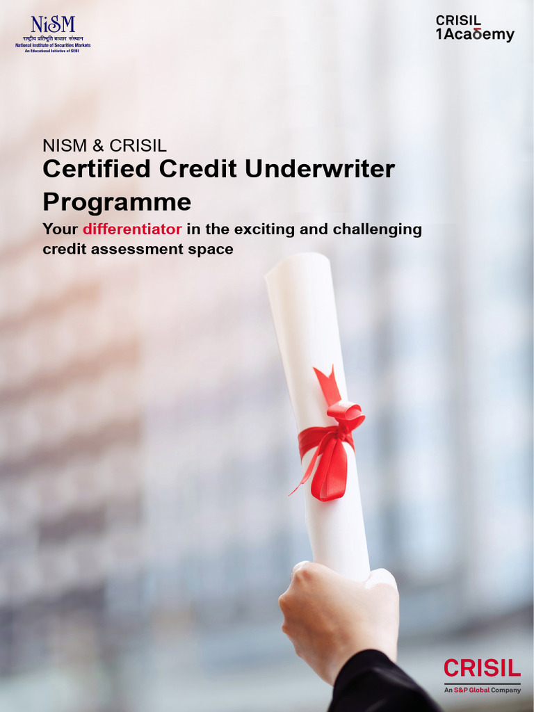 Nism and Crisil Certified Credit Underwriter Programme | PDF | Banks | Debt