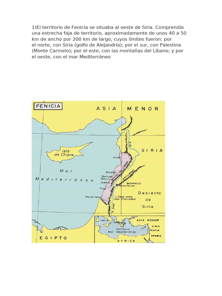 Historia y comercio de Fenicia y Cartago | PDF | Fenicia | Cartago