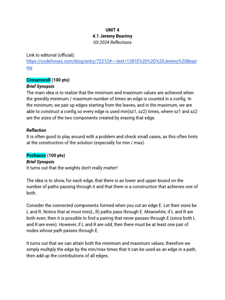 4.1 Jeremy Bearimy Reflections | PDF | Discrete Mathematics | Applied ...