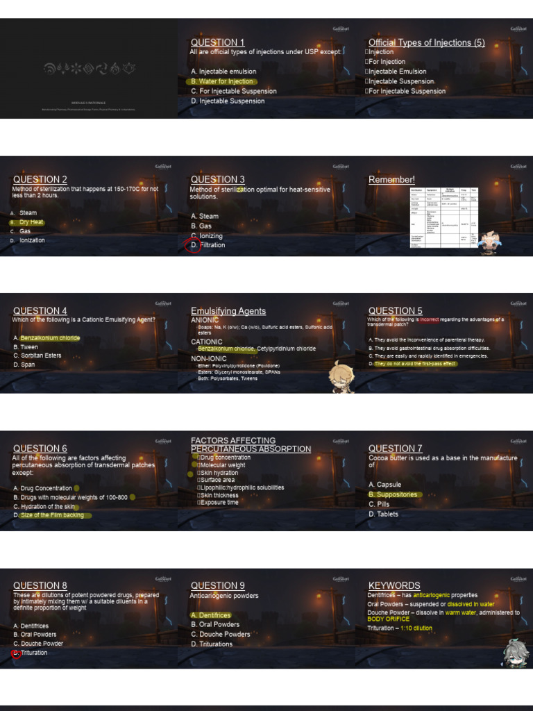 MODULE-5-PPT.pptx | PDF | Tablet (Pharmacy) | Chemistry
